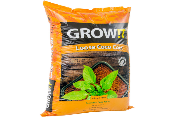 GROW!T Coco Coir Loose 50L | Premium Organic Growing Medium – Plantwell