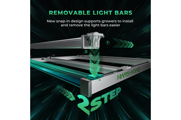 Mars Hydro - FC-E8000 800W LED Grow Light - High PPFD & Smart Control ...