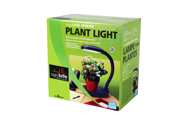 Agrobrite - Desktop Plant Light - Flexible Daylight Spectrum Lamp ...
