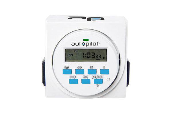 Autopilot - Dual Outlet 7-Day Digital Timer - Control Lights & Hydro S ...