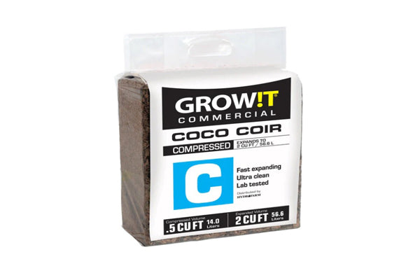 GROW!T Commercial Coco Coir 5kg | Premium Buffered Growing Medium ...