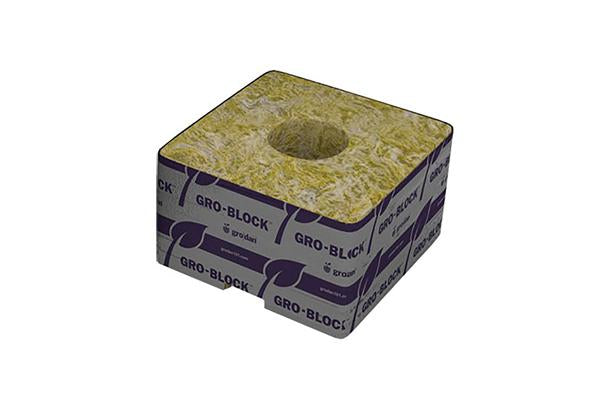Grodan Delta Gro Blocks (4x4x2.5") | Premium Stonewool Growing Block ...